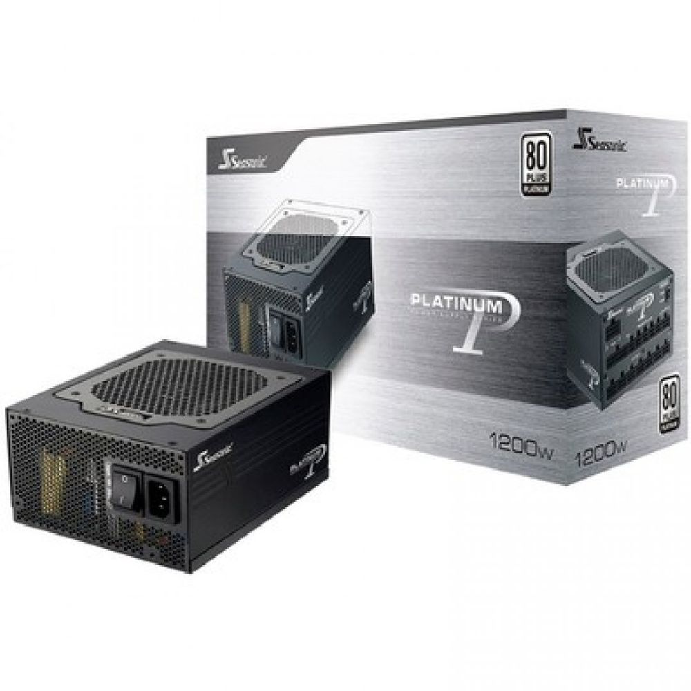 FONTE SEASONIC 1200W FULL MODULAR 80 PLUS PLATINUM PFC ATIVO, SS-1200XP - BOX | ChipArt