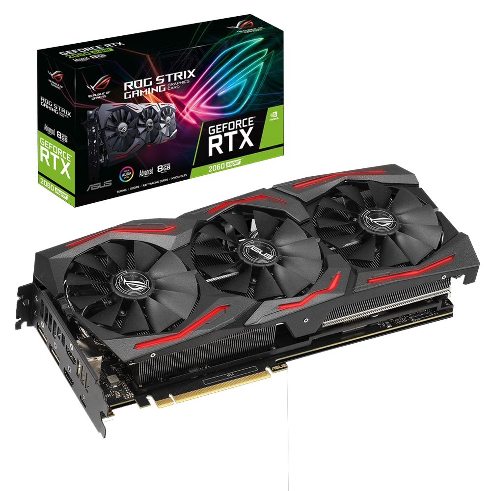 PLACA DE VIDEO ASUS GEFORCE RTX 2060 SUPER 8GB GDDR6 256 BITS - ROG ...